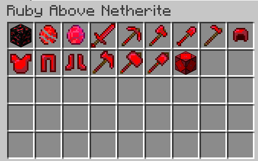 Install Ruby above netherite - Minecraft Mods & Modpacks - CurseForge