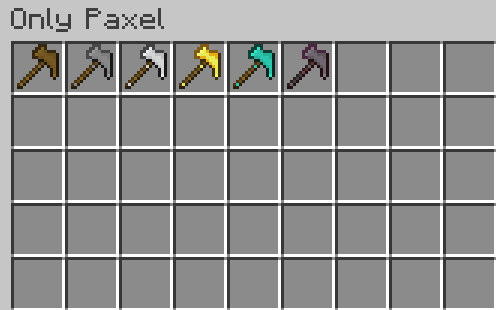 Only Paxel - Minecraft Mods - CurseForge