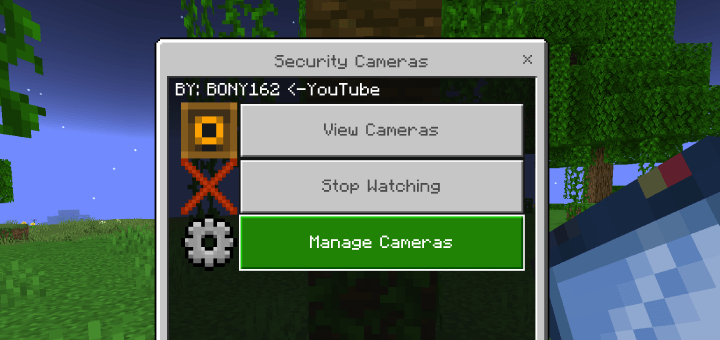 Security Cameras v3.0 - Minecraft Bedrock Addons - CurseForge