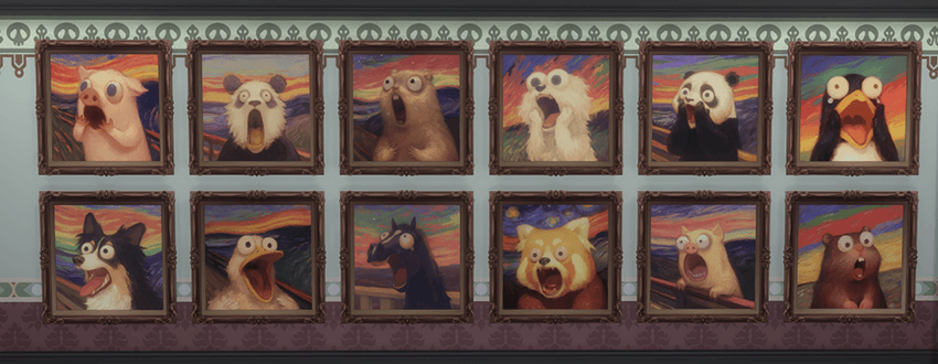Download The Scream Animal ver. - The Sims 4 Mods - CurseForge