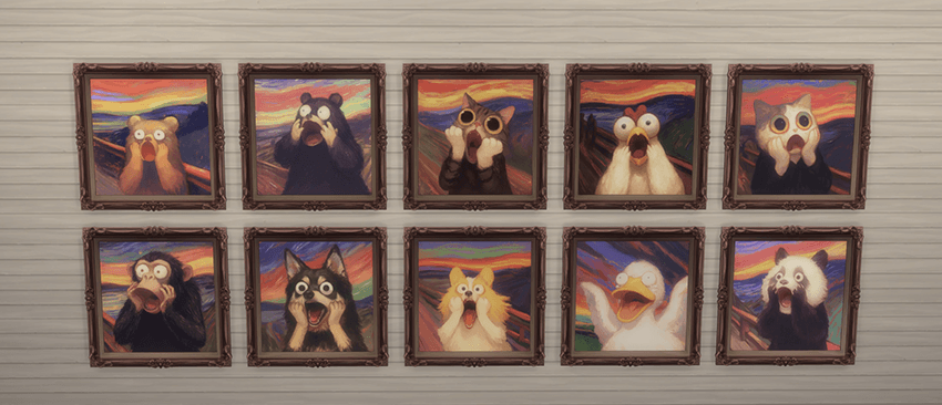 Download The Scream Animal ver. - The Sims 4 Mods - CurseForge