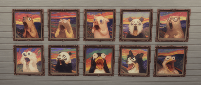 Download The Scream Animal ver. - The Sims 4 Mods - CurseForge