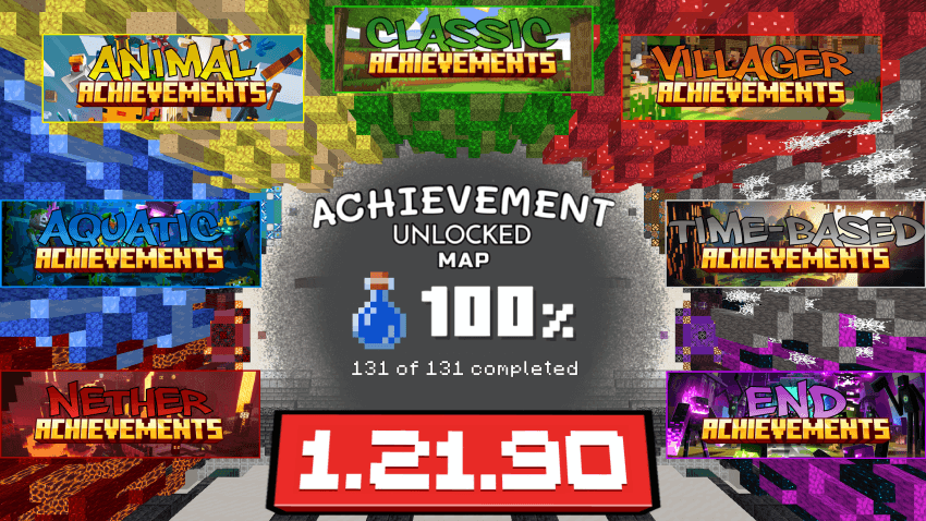 Achievement Unlocked Map 1.21.90 - Easily and Quickly All Achievements ...