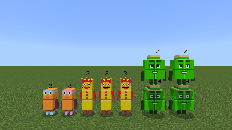 Numberblocks - Minecraft Bedrock Addons - CurseForge