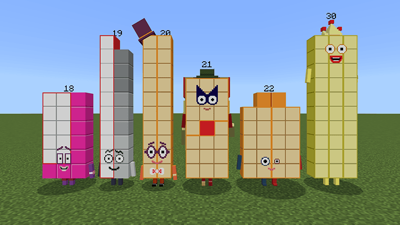 Numberblocks - Minecraft Bedrock Addons - CurseForge