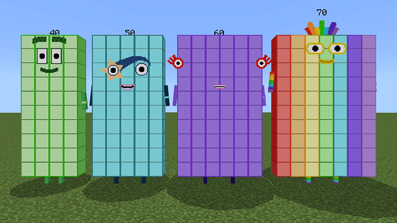 Numberblocks - Minecraft Bedrock Addons - CurseForge