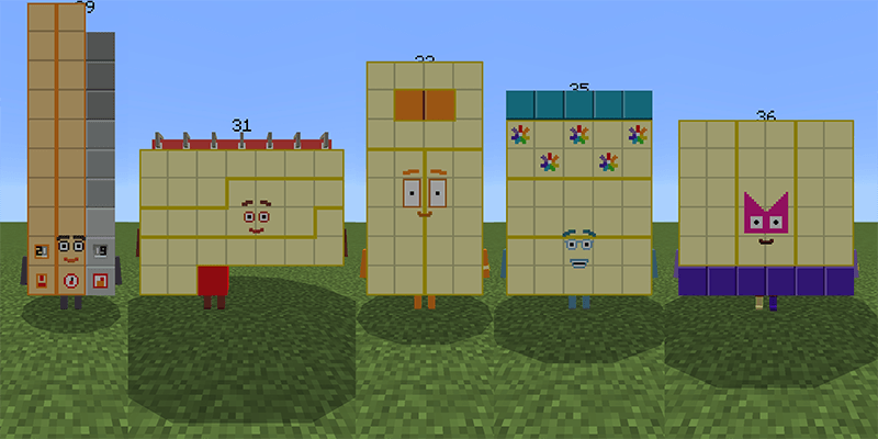 Numberblocks - Minecraft Bedrock Addons - CurseForge