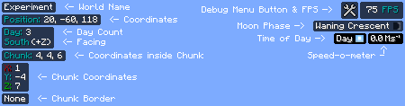 Mini Debug Menu - Minecraft Bedrock Texture Packs - CurseForge