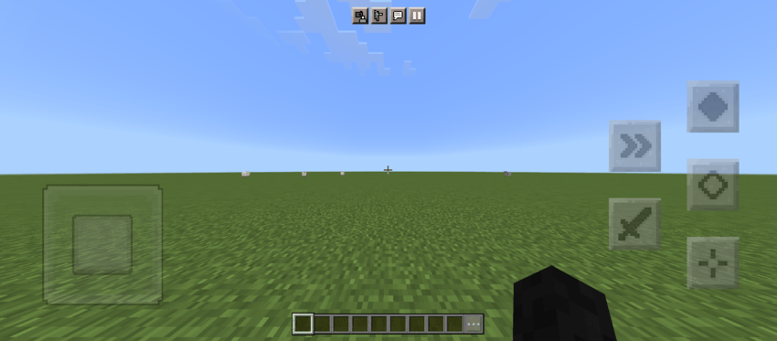 Stone D-pad - old touch control and GUI buttons - Minecraft Bedrock Texture Packs - CurseForge