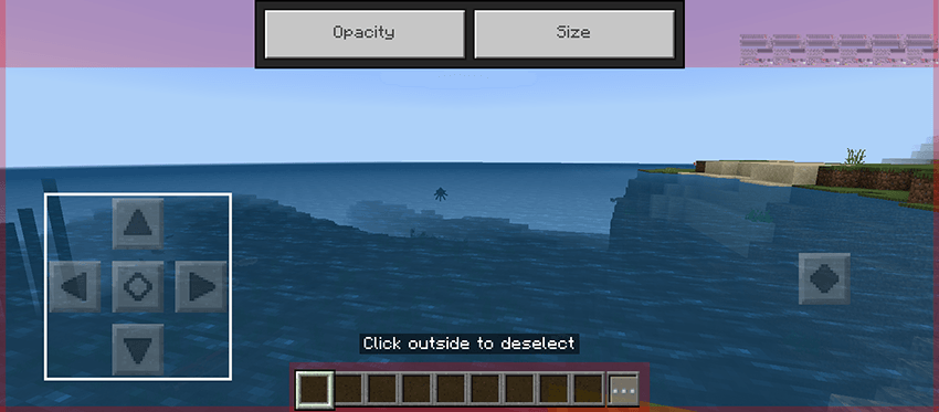 Stone D-pad - old touch control and GUI buttons - Minecraft Bedrock ...