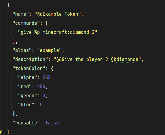 Command Tokens - Minecraft Mods - CurseForge