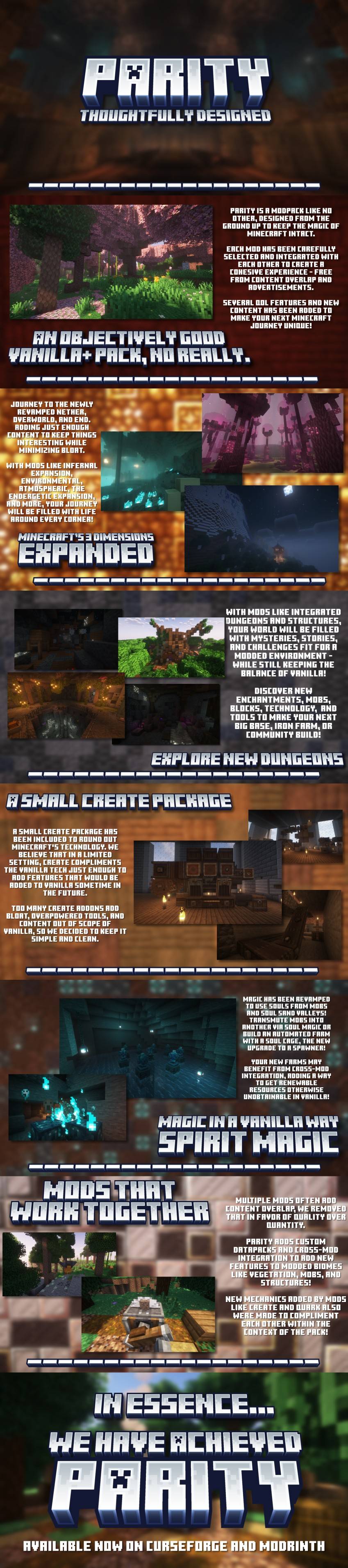 Parity: Thoughtfully Designed - Minecraft Modpacks - CurseForge