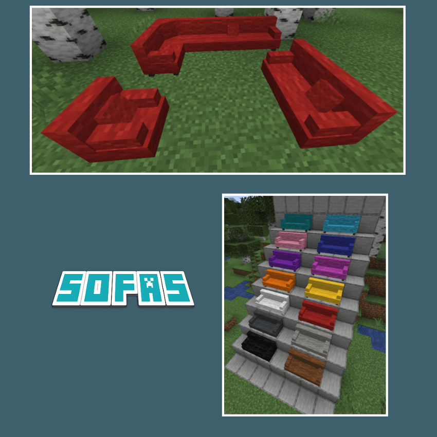 Aesthetic Seating - Minecraft Mods - CurseForge