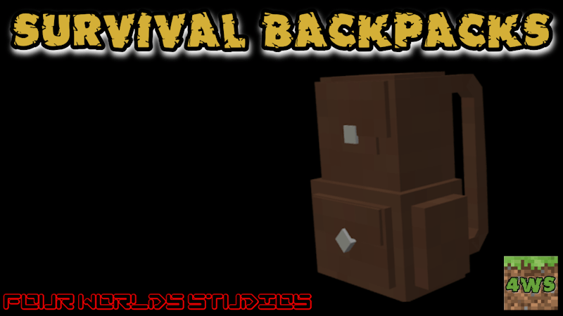 Download Survival Backpacks - Minecraft Bedrock Mods - CurseForge