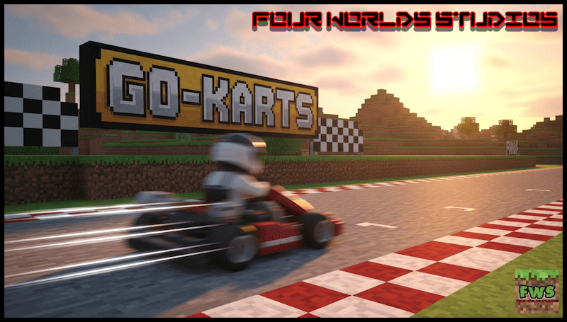 Fours Go-Karts [Ready, Set, Go! Go! Go!] - Minecraft Bedrock Addons ...