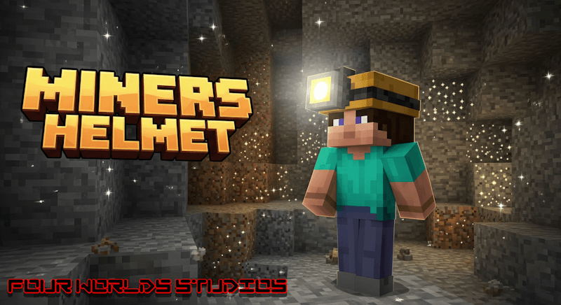 Miners Helmet (Illuminate your World!) - Minecraft Bedrock Addons ...
