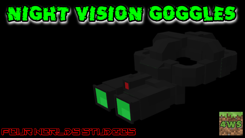 Survival Night Vision Goggles - Minecraft Bedrock Addons - CurseForge