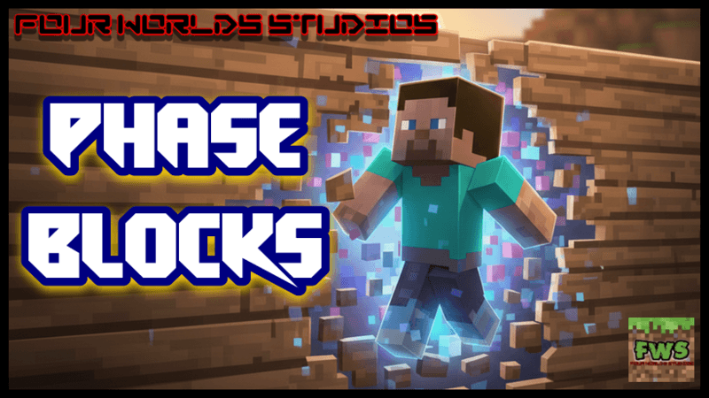 Phase Blocks by Four - Minecraft Bedrock Addons - CurseForge