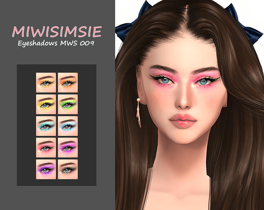 Eyeshadows MWS 009 - The Sims 4 Create a Sim - CurseForge