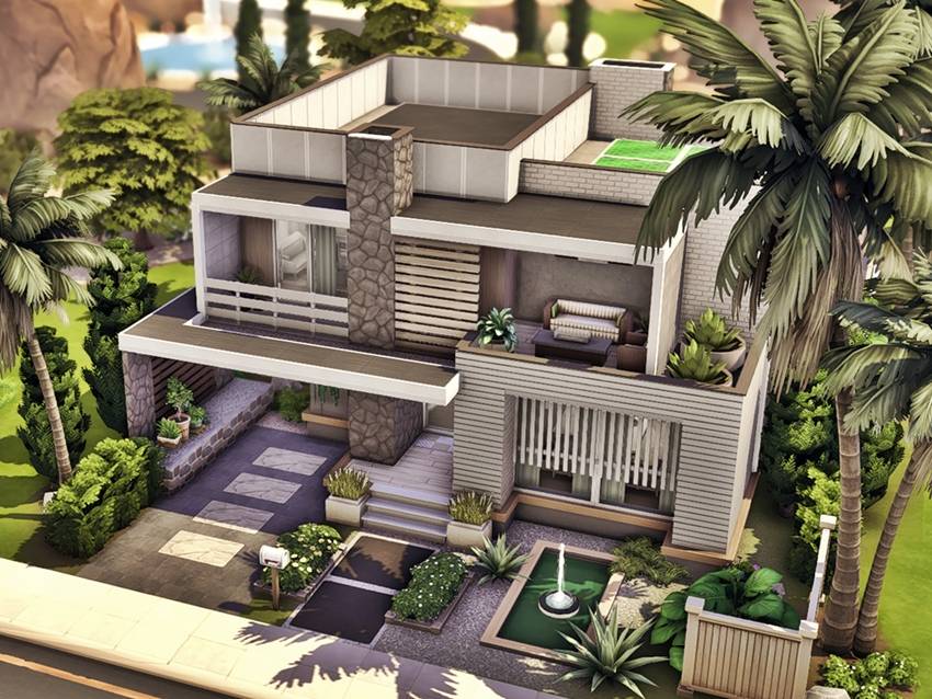 Modern Oasis 4 - The Sims 4 Rooms / Lots - CurseForge