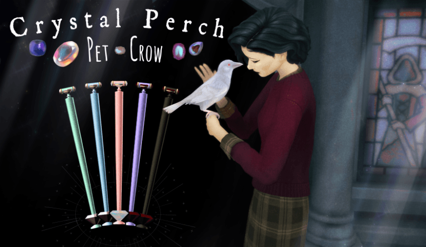 💎Crystal Perch Pet Crow🐦‍⬛ - The Sims 4 Build / Buy - CurseForge