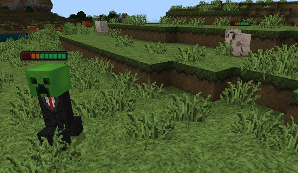 Health Bars by Four - Minecraft Bedrock Addons - CurseForge