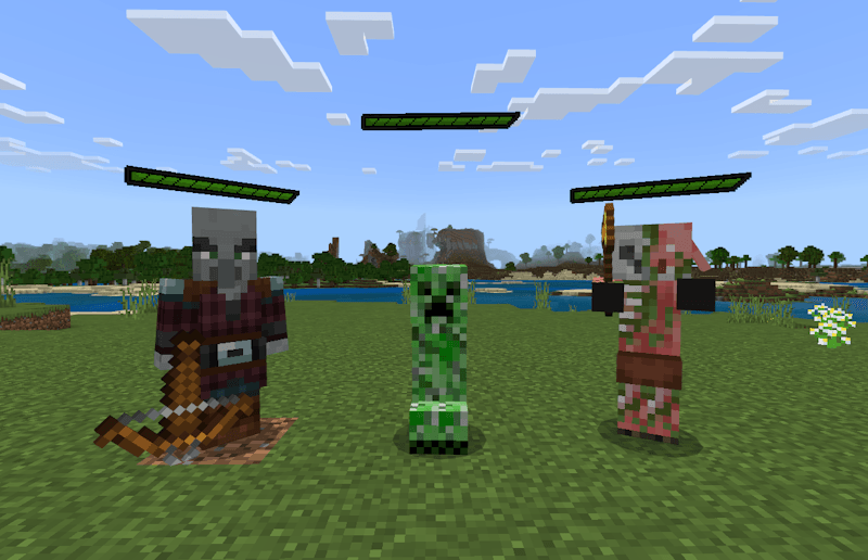 Health Bars FWS - Minecraft Bedrock Addons - CurseForge