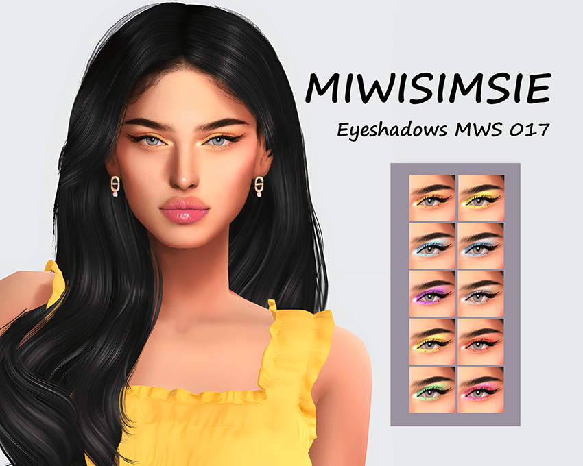 Download Eyeshadows MWS 017 - The Sims 4 Mods - CurseForge