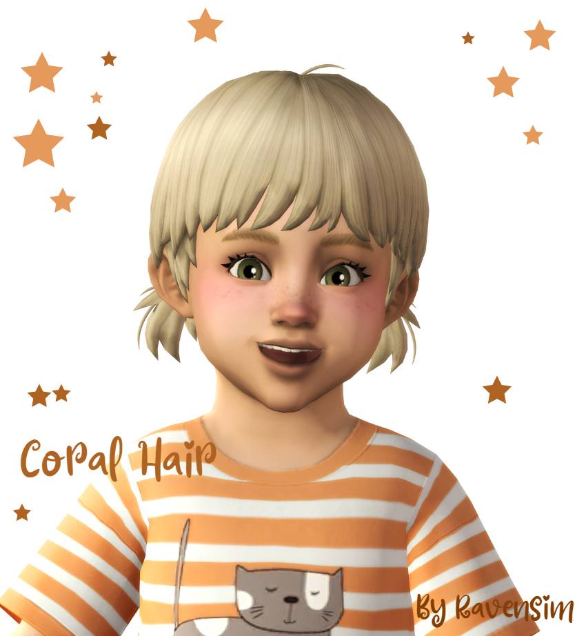 Coral Hair - SANDPIT BESTIES - The Sims 4 Create a Sim - CurseForge