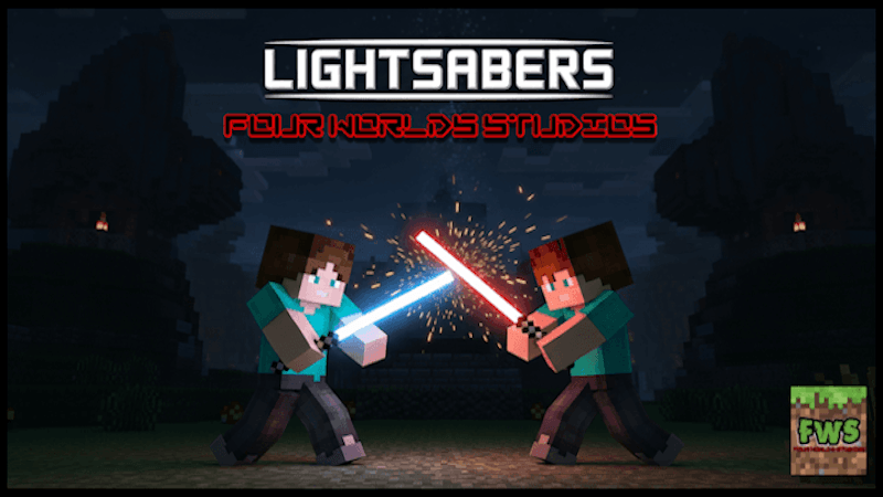 Lightsabers by Four - Minecraft Bedrock Addons - CurseForge