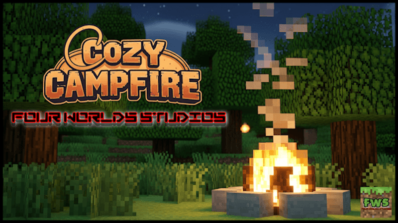 Cozy Campire by Four - Minecraft Bedrock Addons - CurseForge