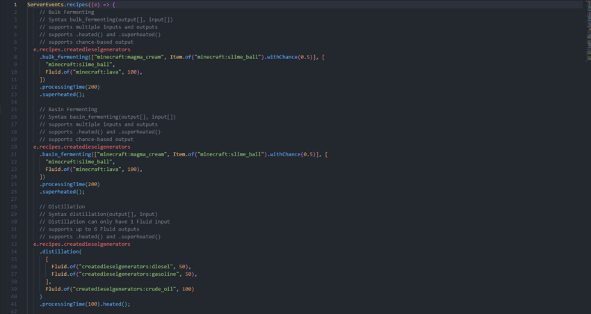 KubeJS Diesel Generators - Minecraft Mods - CurseForge
