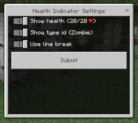 Simple Health Indicator - Minecraft Bedrock Addons - CurseForge