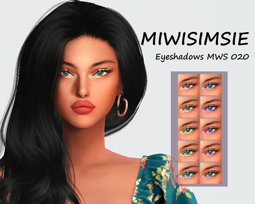 Download Eyeshadows MWS 020 - The Sims 4 Mods - CurseForge