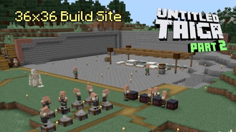 Legit Survival Untitled Taiga Part 2 - Minecraft Bedrock Maps - CurseForge