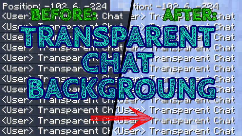 Transparent Chat Background - Minecraft Bedrock Texture Packs - CurseForge