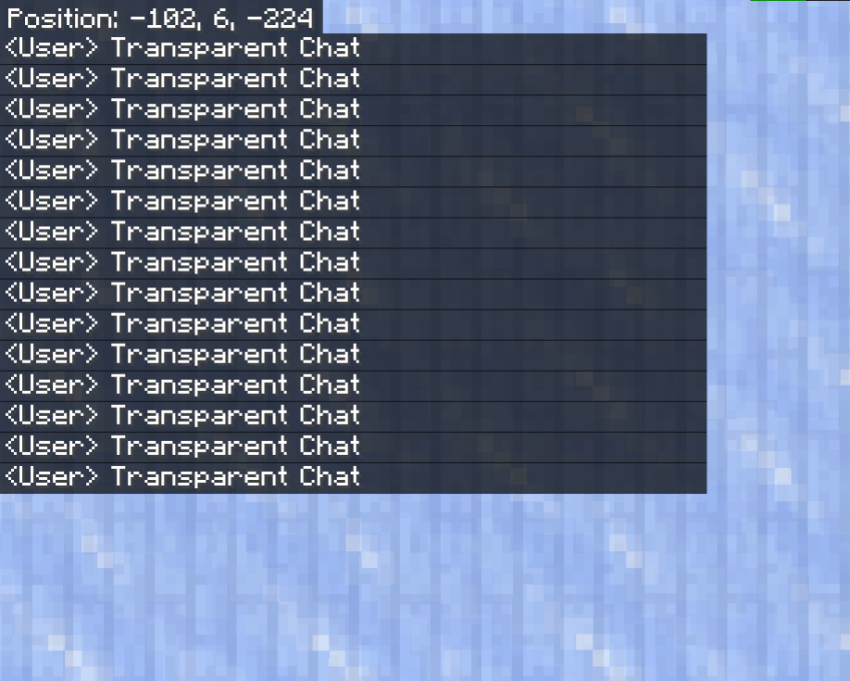 Transparent Chat Background - Minecraft Bedrock Texture Packs - CurseForge