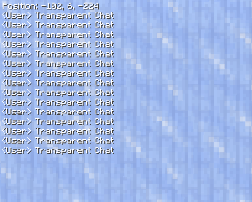 Transparent Chat Background - Minecraft Bedrock Texture Packs - CurseForge