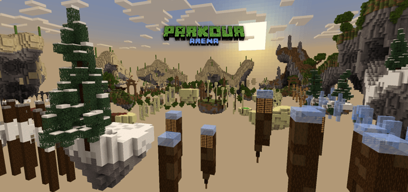 Parkour Arena - Minecraft Bedrock Maps - CurseForge