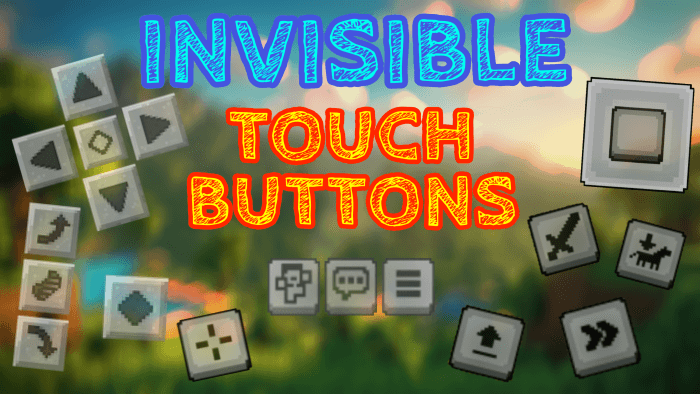 Invisible Touch Buttons - Minecraft Bedrock Texture Packs - CurseForge