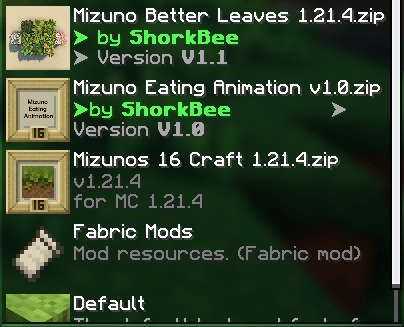Mizuno Better Leaves - Minecraft Resource Packs - CurseForge