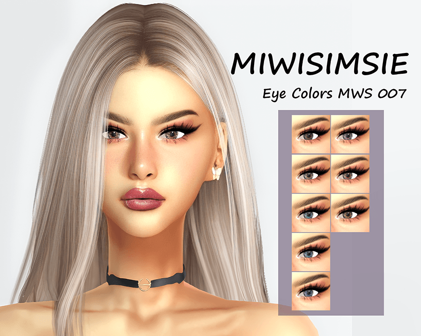 Eye Colors MWS 007 - The Sims 4 Create a Sim - CurseForge