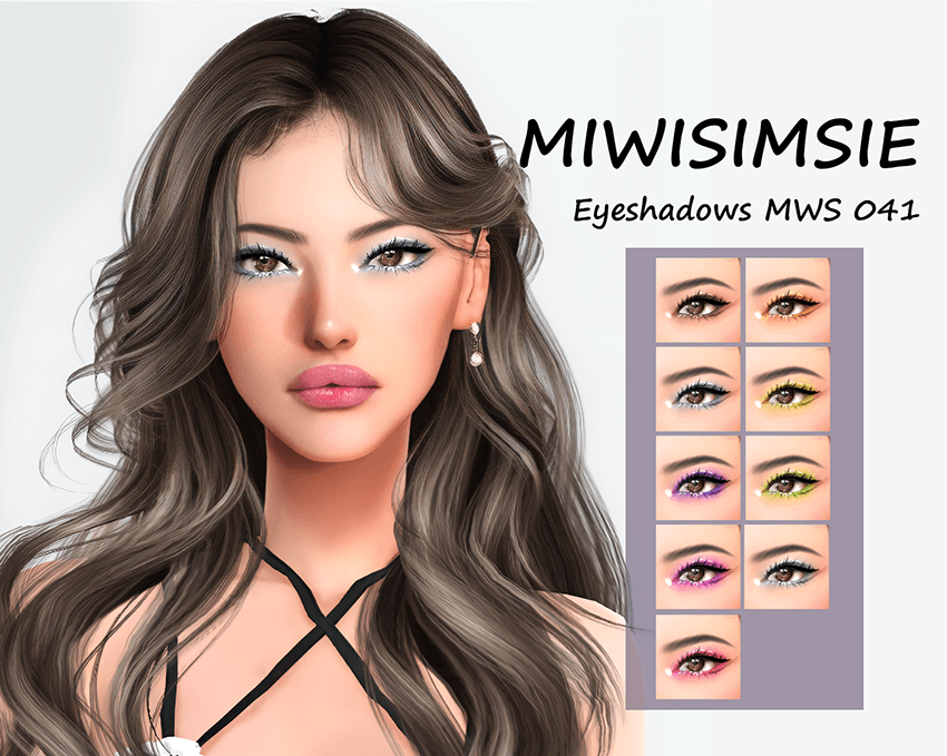 Download Eyeshadows MWS 041 - The Sims 4 Mods - CurseForge