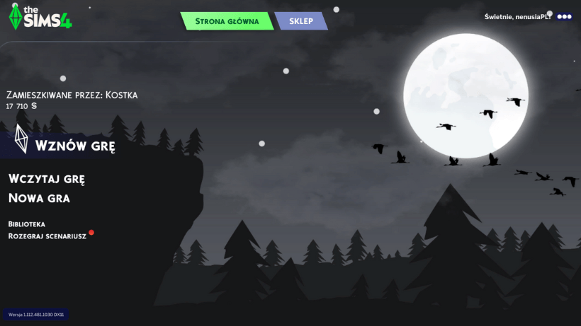 Main Menu Overrides - Moon night - The Sims 4 Mods - CurseForge