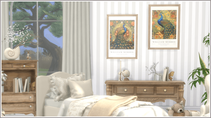 William Morris Birds Prints - The Sims 4 Build / Buy - CurseForge