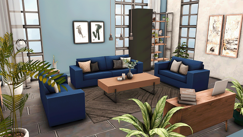 Creya Living Room - The Sims 4 Rooms / Lots - CurseForge