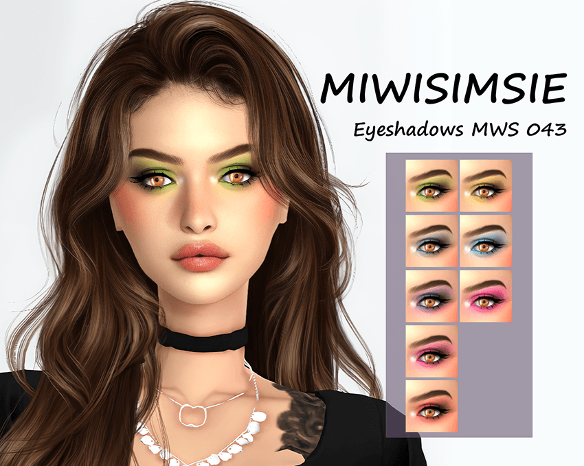 Eyeshadows MWS 043 - The Sims 4 Create a Sim - CurseForge