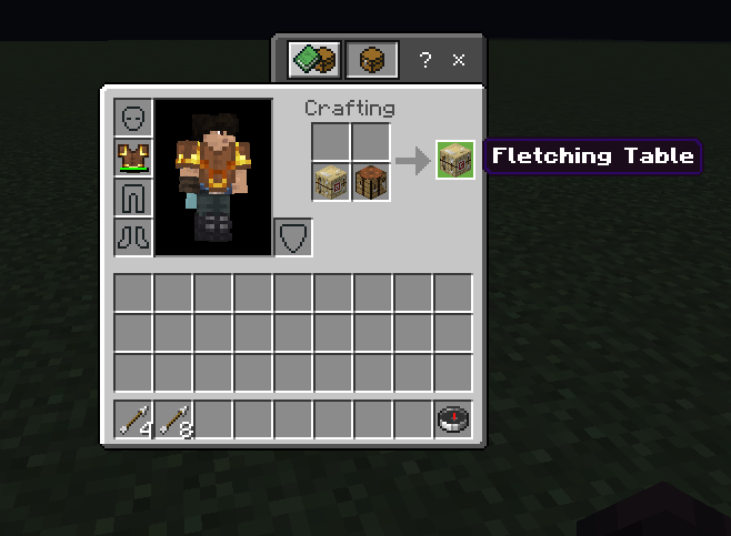 Working Fletching Table - Minecraft Bedrock Addons - CurseForge