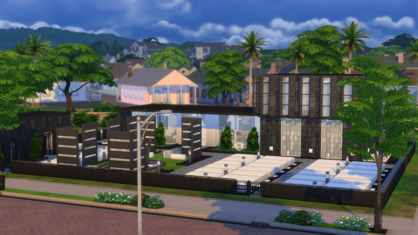 Modern Cemetery - The Sims 4 Rooms / Lots - CurseForge