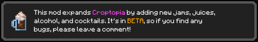 Croptopia Juice and Jam - Minecraft Mods - CurseForge